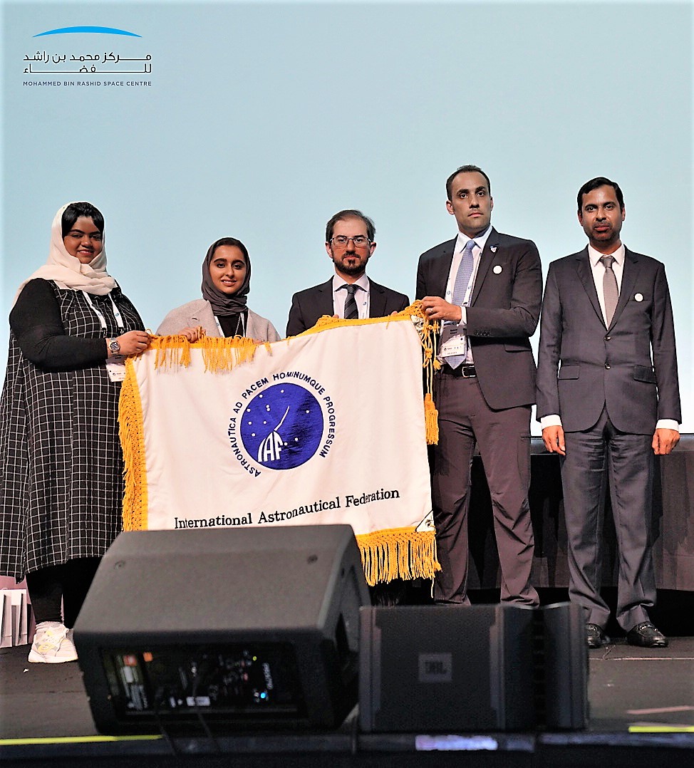 UAE's MBRSC Receives IAF Flag For 2020's 71st International ...