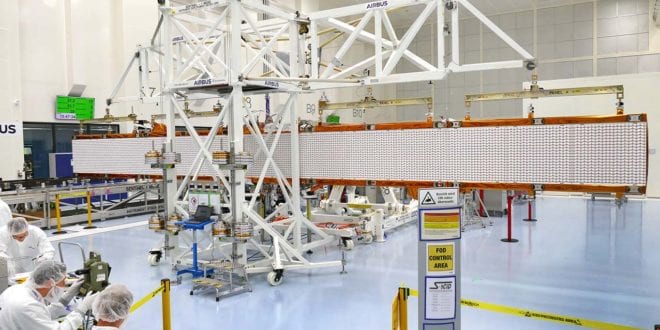 Sentinel-1C radar antenna spreads its wings for the first time ...
