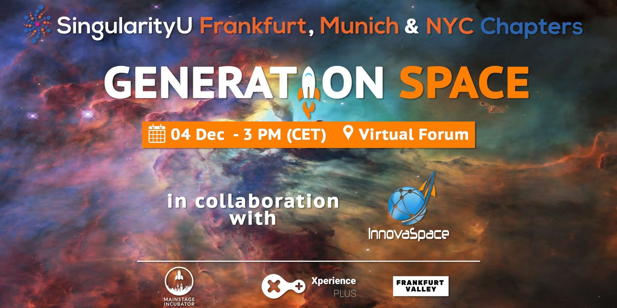 Join Generation Space on December 4th - SpaceWatch.GLOBAL