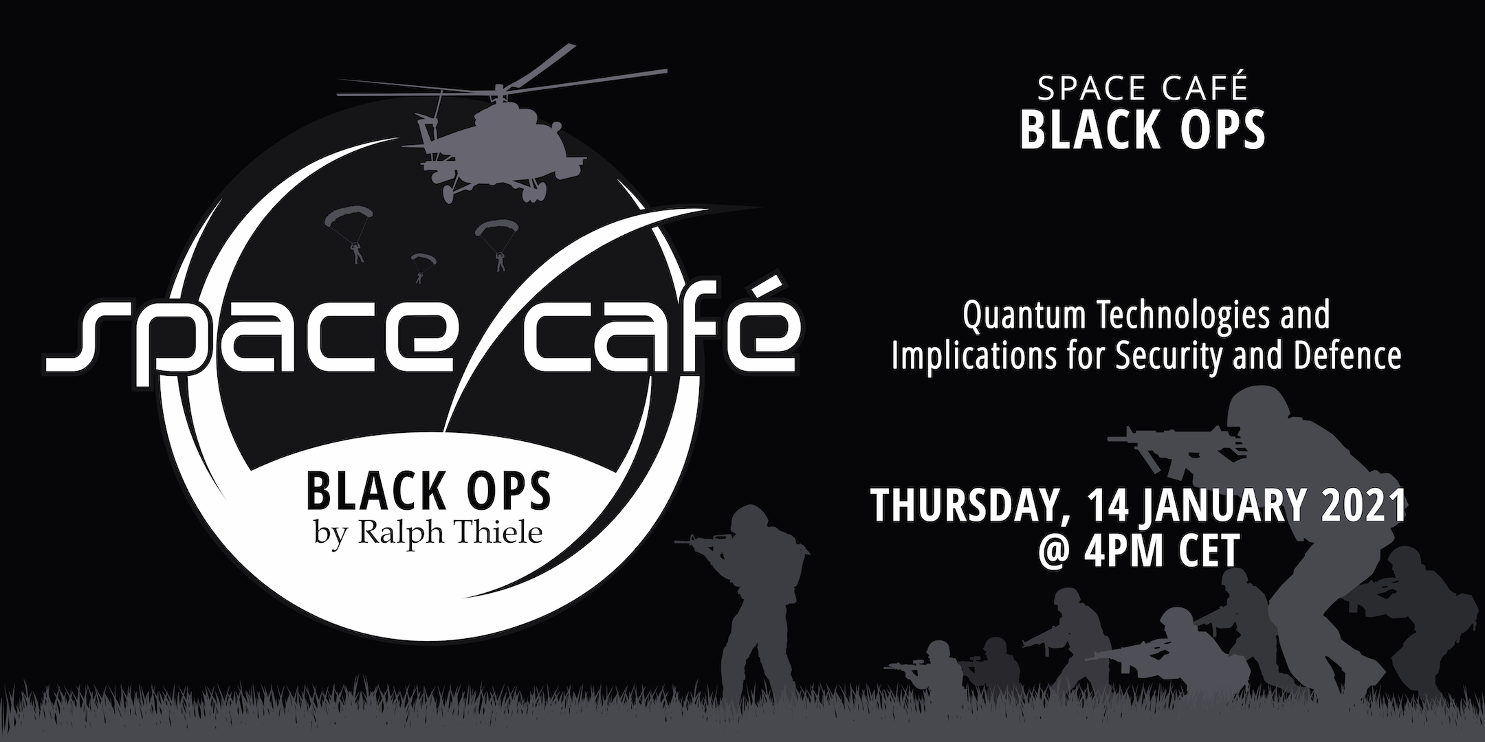 Register Today For Our Space Cafe “Black Ops by Ralph Thiele #02” On 14 ...