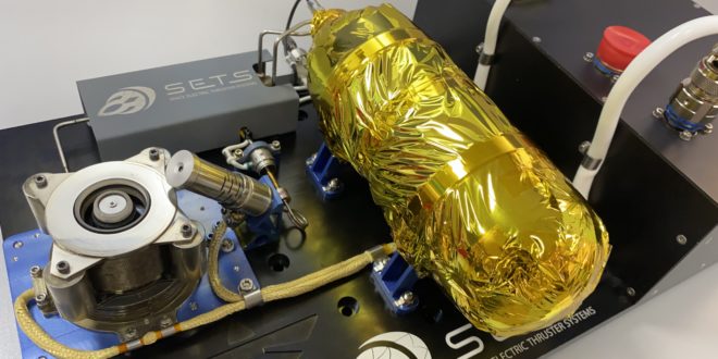 Space Electric Thruster System to demonstrate LEO spacecraft transport ...