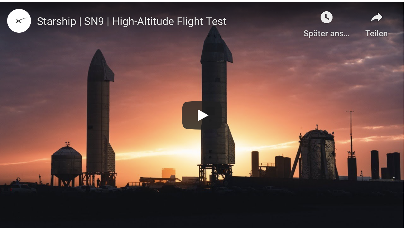 Starship SN9 explodes on the pad after high-altitude test - SpaceWatch ...