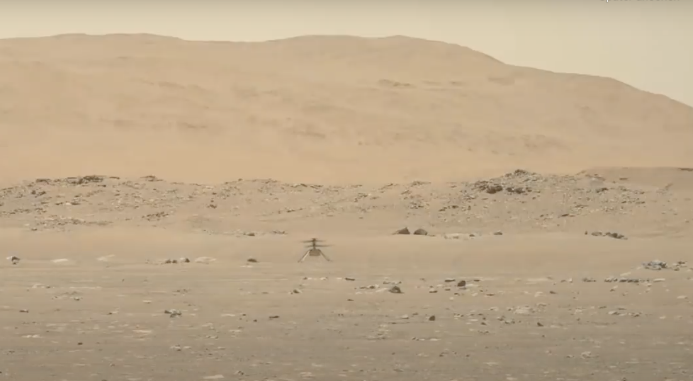 NASA’s Ingenuity flew 39 seconds and 3 meters above the Red Planet ...