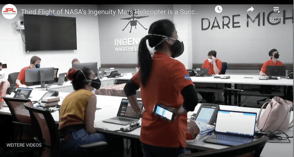 NASA’s Ingenuity flies for a third time over the Red Planet ...