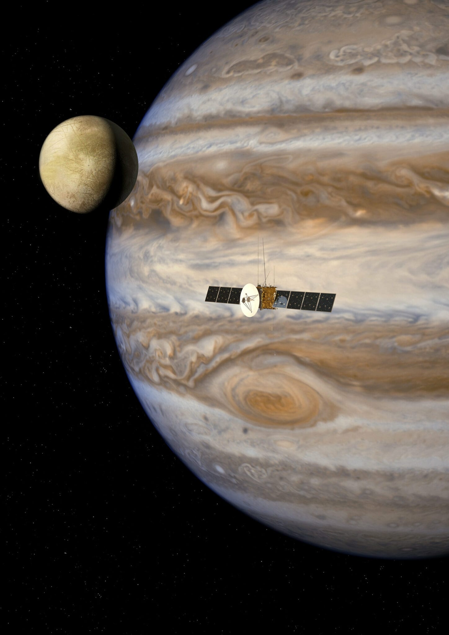 JUICE Jupiter spacecraft on its way to the test chamber - SpaceWatch.Global