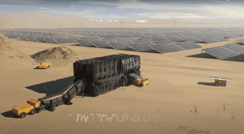 Maana Electric transforms sand and regolith into solar panels ...