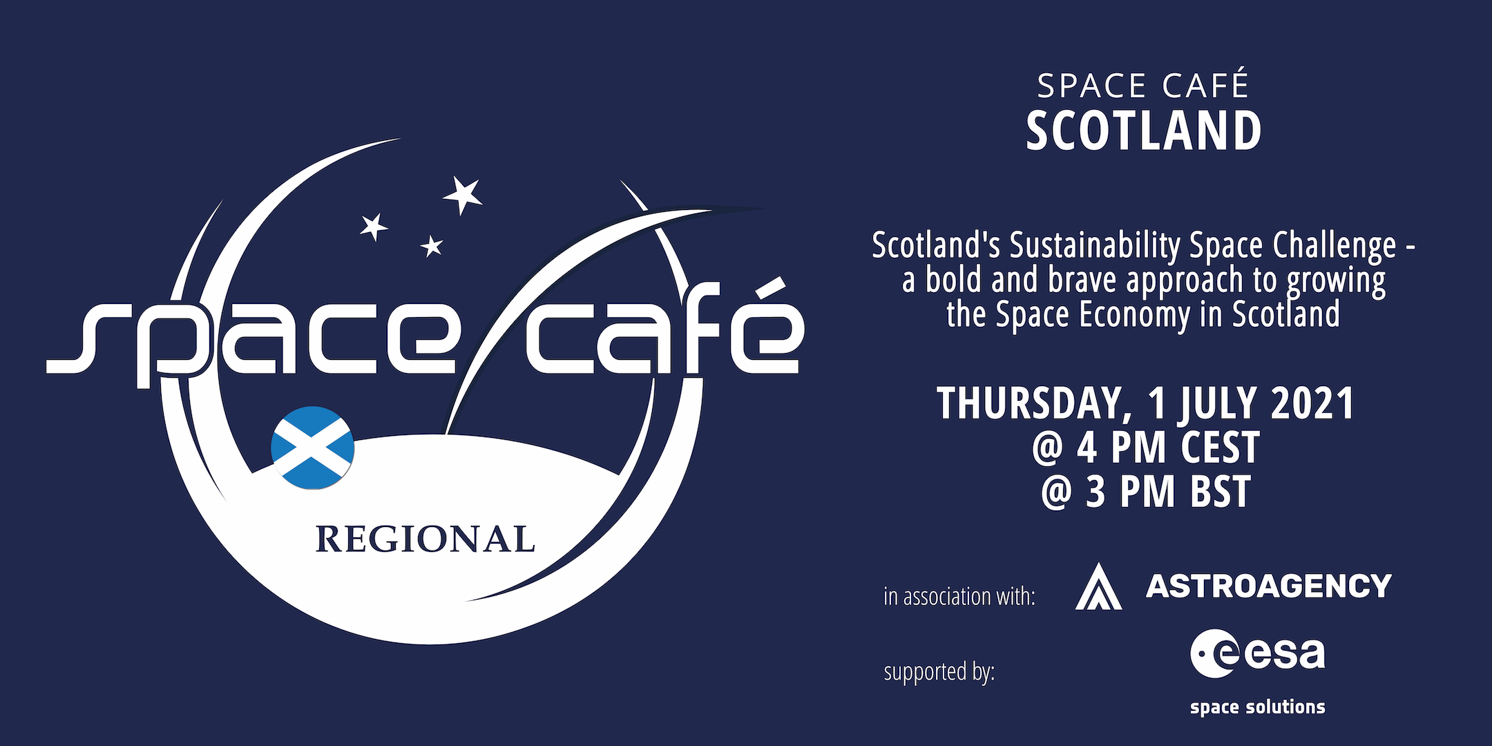 Register Today For Our Space Café Scotland by Angela Mathis On 1 July ...