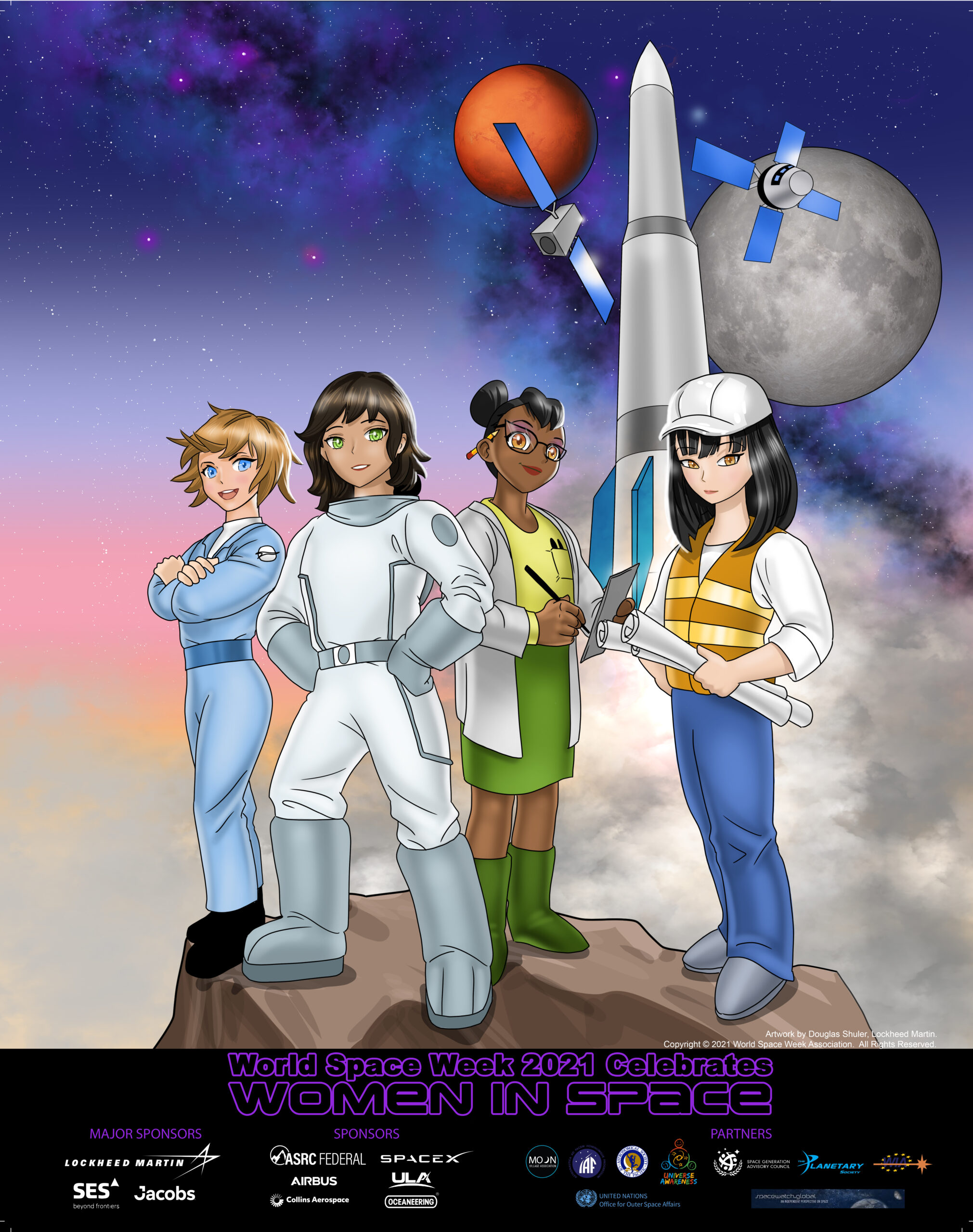 World Space Week 2021 dedicated to Women in Space - SpaceWatch.GLOBAL