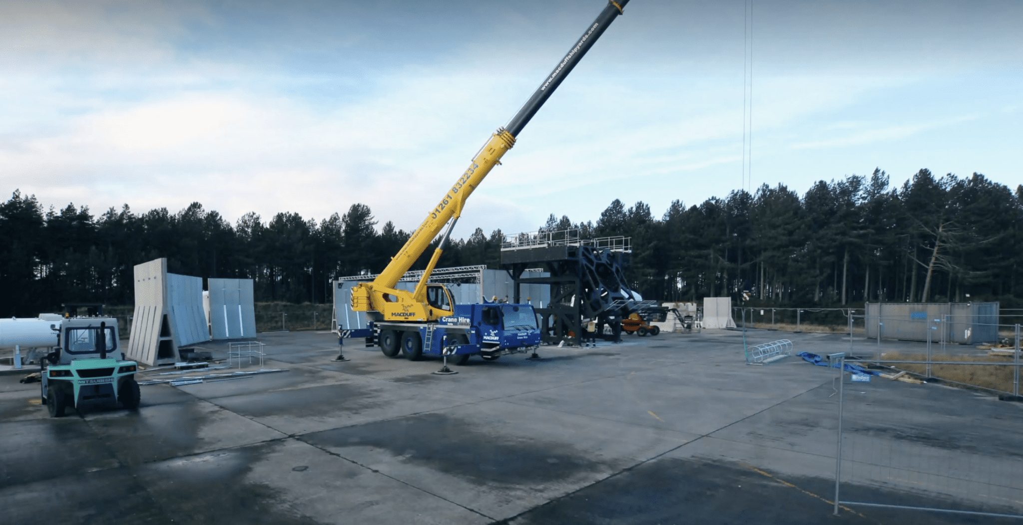 Orbex prepares for test launch with launchpad arriving on site ...