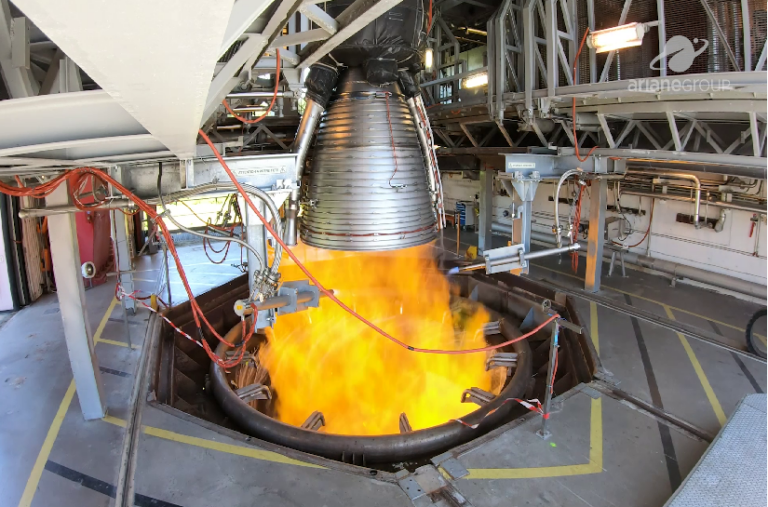ESA's Ariane 6 engine completes firing test - SpaceWatch.Global