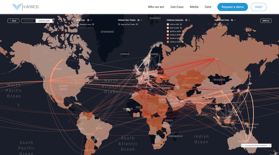 Kayrros to launch global methane map at COP28 - SpaceWatch.Global