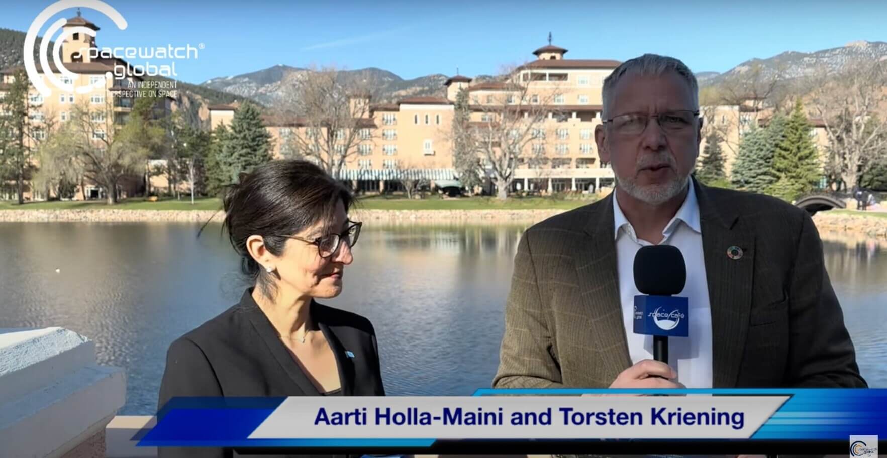 Space Symposium 2024 - Interview with Aarti Holla-Maini - SpaceWatch.GLOBAL