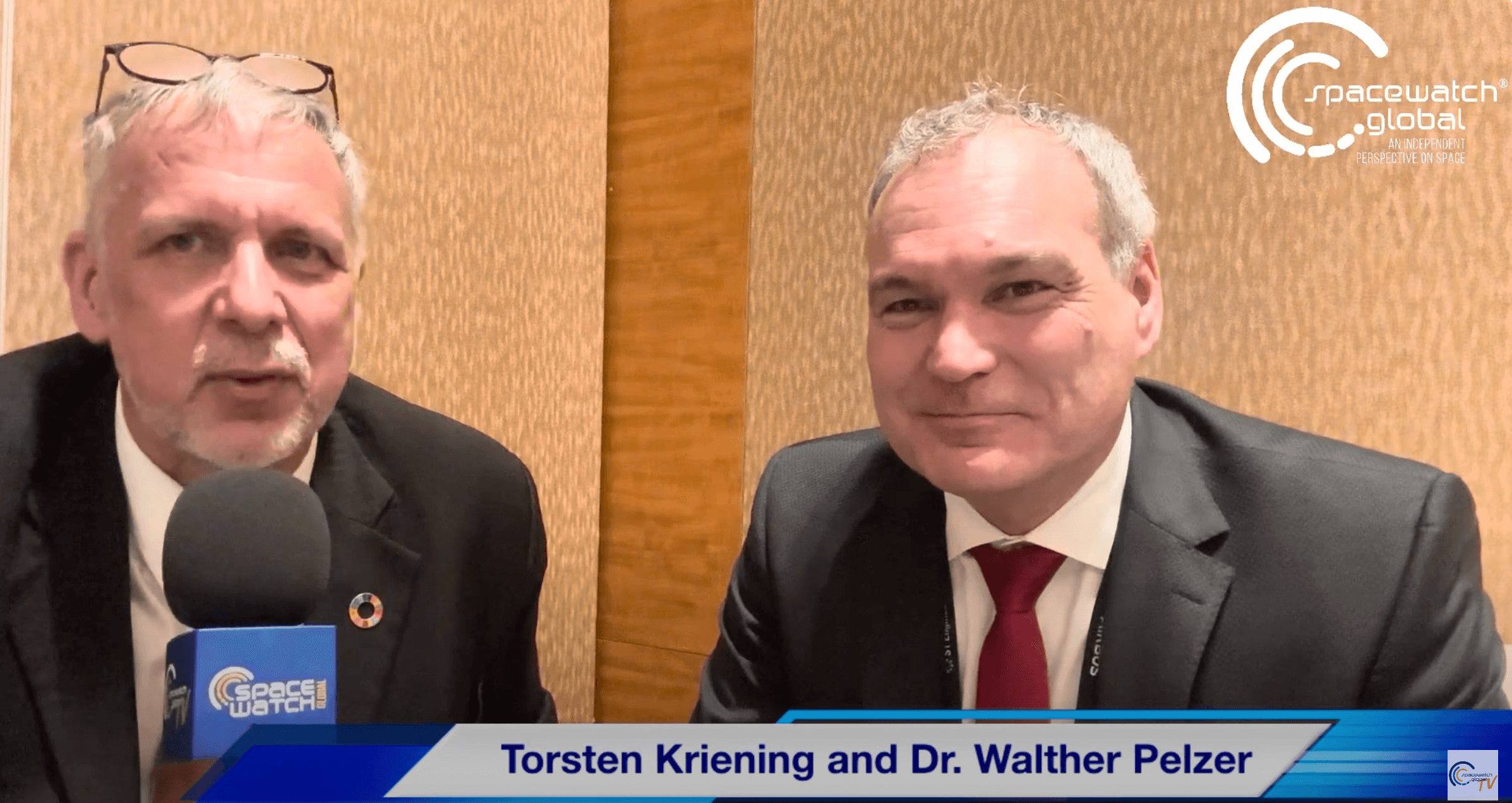 GSTCE 2025 - Interview with Dr. Walther Pelzer, DLR - SpaceWatch.GLOBAL
